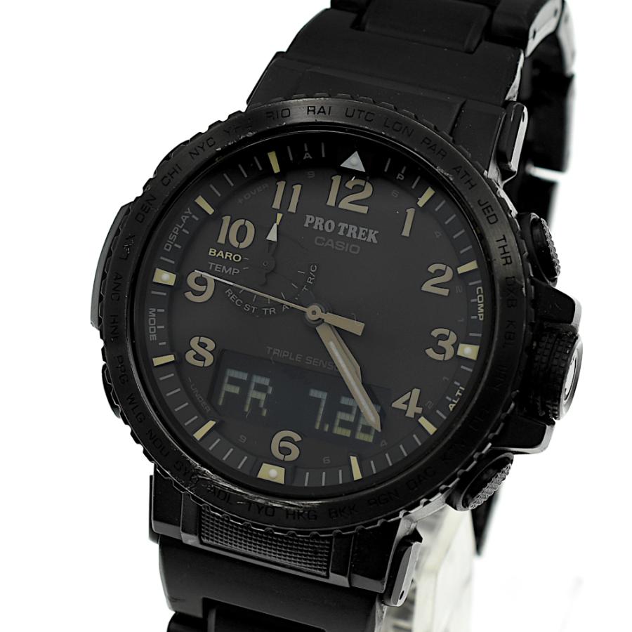 PRO TREK 【A02507】CASIO カシオ プロトテック TRKEK PRW-50FC 電波ソーラー メンズ腕時計 ブラック ...