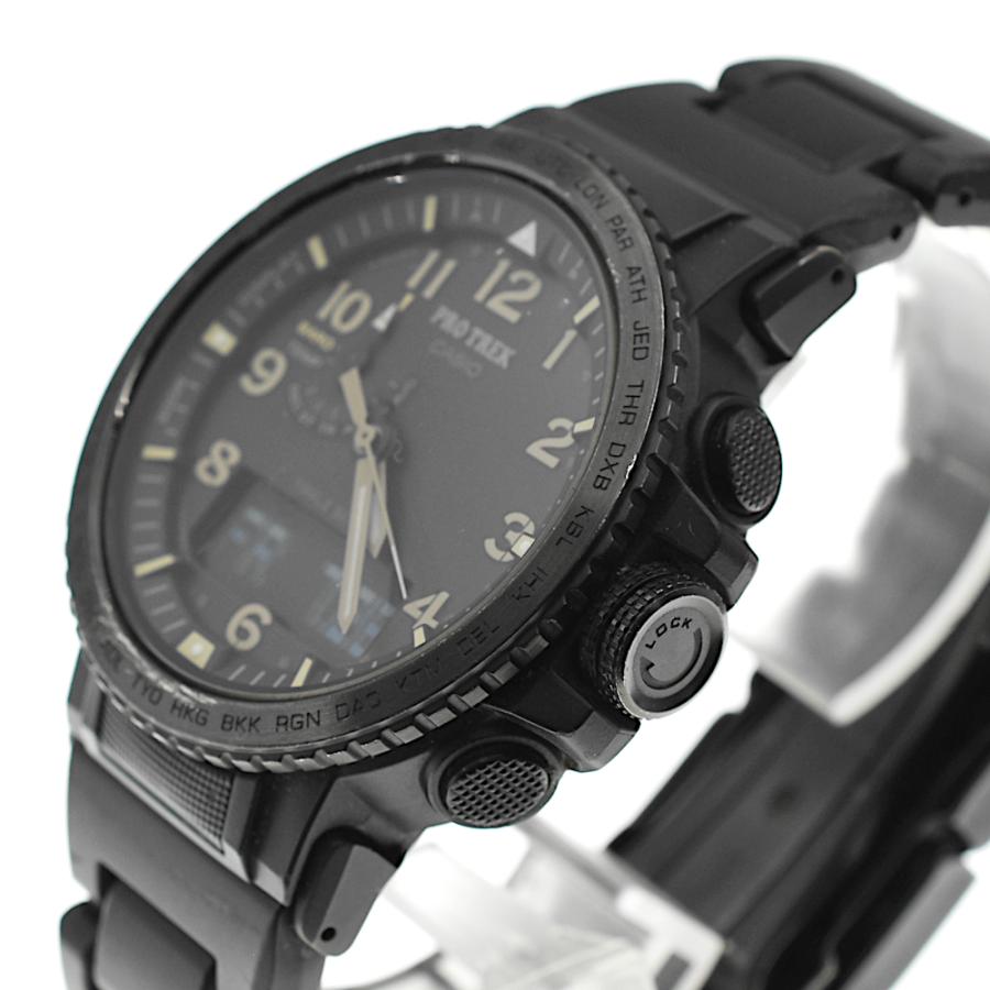 PRO TREK 【A02507】CASIO カシオ プロトテック TRKEK PRW-50FC 電波ソーラー メンズ腕時計 ブラック ...