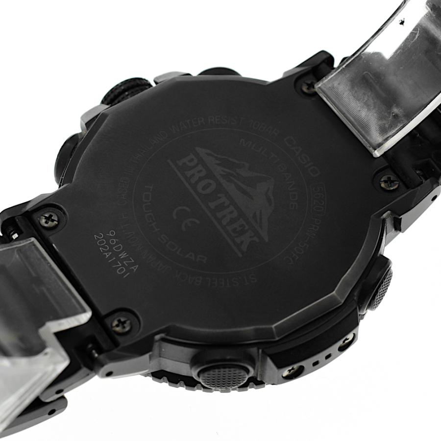 PRO TREK 【A02507】CASIO カシオ プロトテック TRKEK PRW-50FC 電波ソーラー メンズ腕時計 ブラック ...