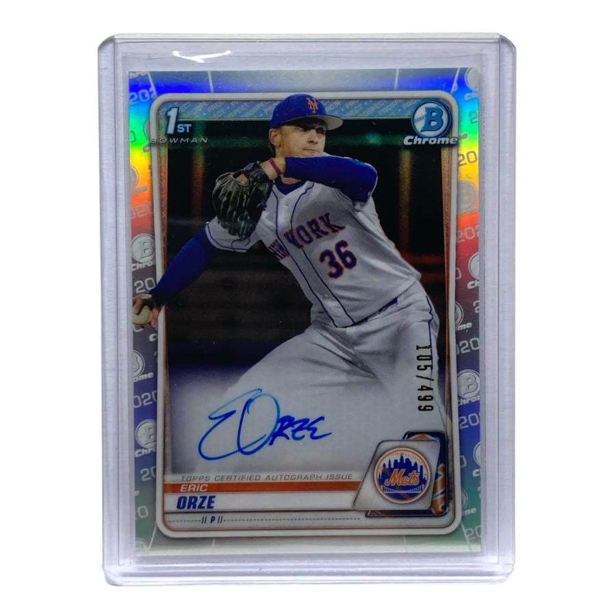 TOPPS MLBカード BOWMAN CHROME ERIC ORZE METS 105/499 #CDA-EO 中古 IT2 : 京都 ...