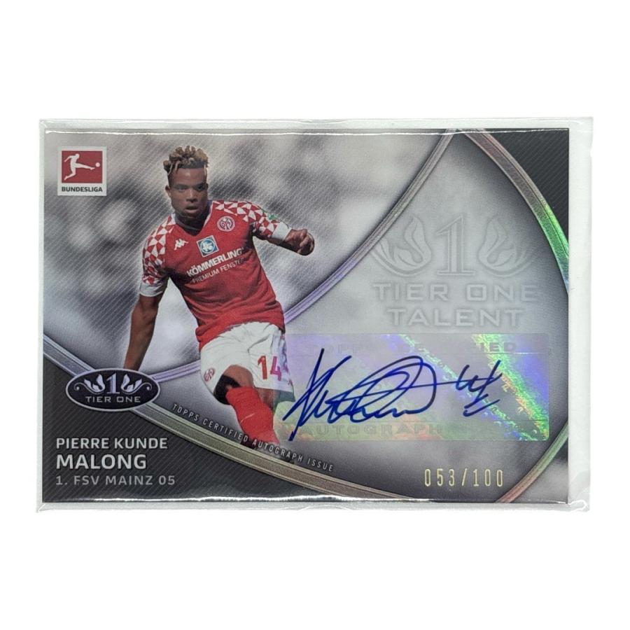 Topps サッカーカード TIER ONE PIERRE KUNDE MALONG MAINZ 053/100 #TT-PM 中古 IT1 : 京都リサイクル王国Yahoo!店 - 通販 ...