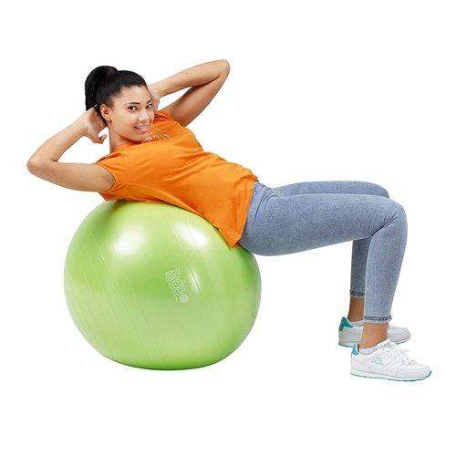 ギムニク プラス 55 GYMNIC PLUS ライムグリーン 緑 ポンプ付 LP9539 イタリア製 バランスボール 55cm Lime Green ポンプ 空気 入れ -正規品 ...
