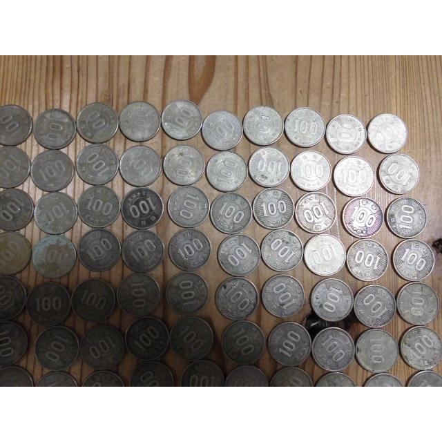 100円銀貨・100枚 流通品 ※銀288g含有 : 緑地コイン - 通販 - Yahoo!ショッピング