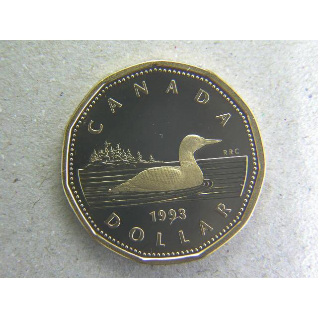 186/カナダ・DOLLAR 1993 Proof : 緑地コイン - 通販 - Yahoo!ショッピング