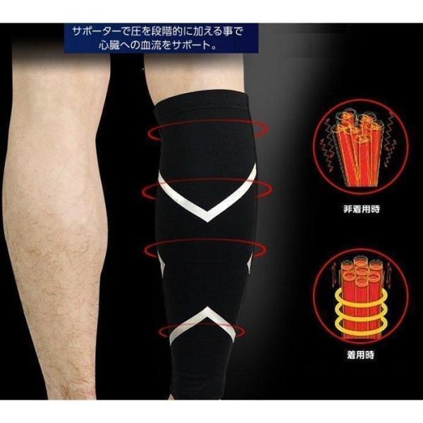 ふくらはぎサポーター スポーツ用 カーフスリーブ 薄手 肉離れ つり防止 普段用 着圧ソックス 男 女 兼用 ms-084 : RYショップ - 通販 - Yahoo!ショッピング