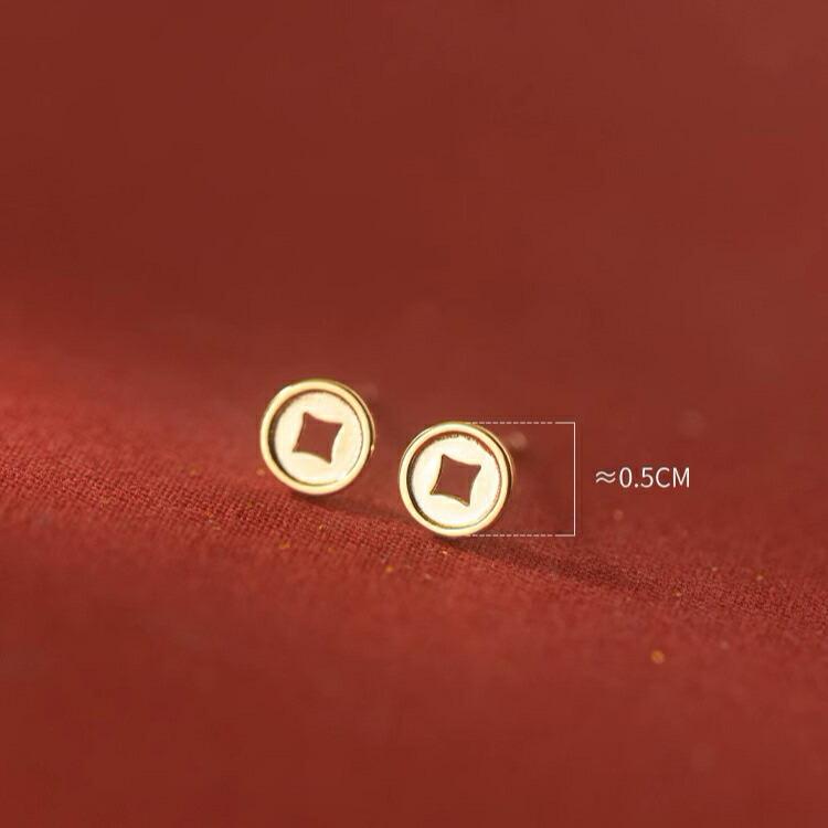 コインモチーフピアス シルバー925 ピアス ゴールド 20G 金属アレルギー対応 コイン シンプル メンズ レディース 5mm : ピアス専門店RYS - 通販 - Yahoo!ショッピング