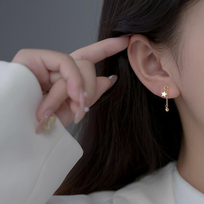 ピアス 星 スター 小さい 揺れる シンプルシルバー925 アレルギー対応 20G : 極小ピアス専門店RYS - 通販 - Yahoo!ショッピング