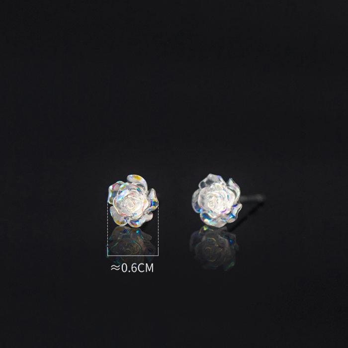 ピアス 薔薇 小さい バラ シルバー925ピアスキャッチ1組セット シンプル 軟骨 金属アレルギー シルバー 小さめ ミニ シルバー925 20G : 極小ピアス専門店RYS - 通販 ...