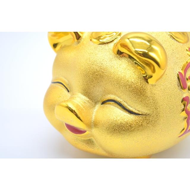 金ブタ 金の豚 貯金箱 招財 お多福顔 招財進宝 中 : 横浜中華街 金ブタ 金の豚 貯金箱 招財 お多福顔 招財進宝 中 : 横浜中華街
