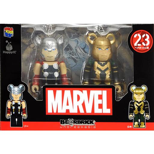 BE＠RBRICK -ベアブリック- 100％ 23.ソー＆ロキ 「Happyくじ MARVEL 2021」 ペアボックス賞 トレーディングフィギュア : ペネトレイト shop - 通販 ...