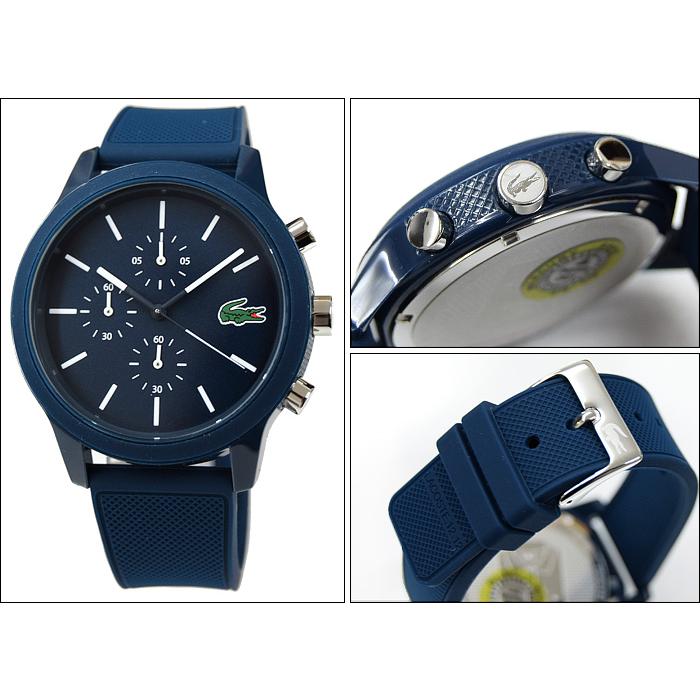 LACOSTE BOXなし特価！ 時計 ラコステ 12.12 2010970 (147) 腕時計 メンズ ネイビー ラバー 青い腕時計 ...