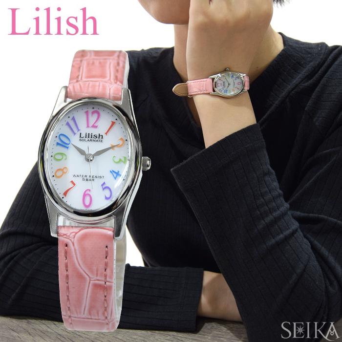 CITIZEN シチズン リリッシュ Lilish レディース 時計 H007-906 ソーラー ピンク レザー 新品 : 腕時計とブランド ...