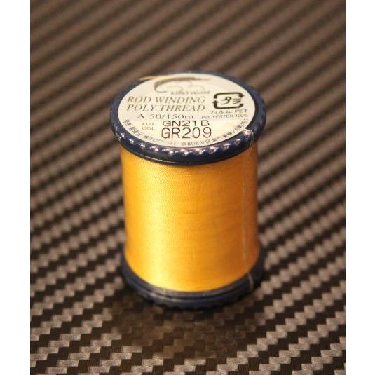 KIRO World POLYESTER THREAD #209 Goldenrod (A50) 150m : リュウセイフィッシングワークス ...
