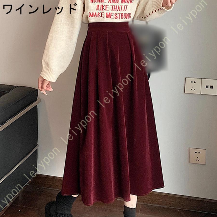 ギャザースカート 秋 冬 レディース 柔らかい 伸縮性の良い スリム 暖かい 冬服 厚手 防風 ニットスカート 暖かい 体型カバー Aライン ゆったり カジュアル : cpel-1411 ...