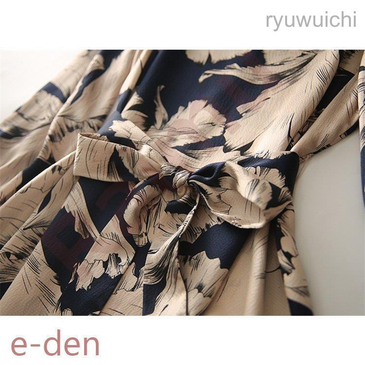 ワンピース レディース 40代 きれいめ マキシワンピース 春夏秋長袖