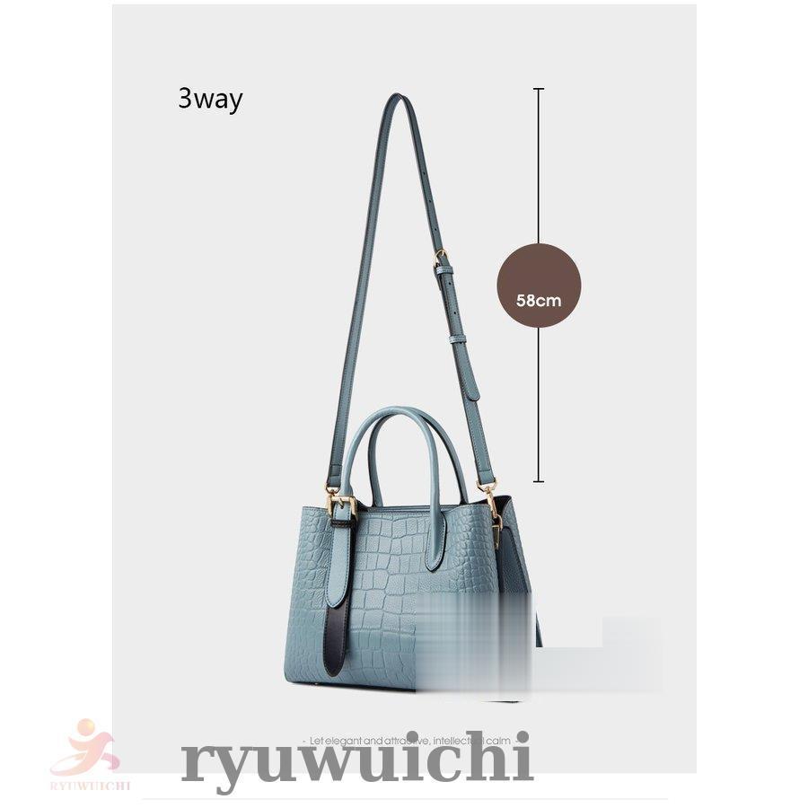 2色 本革牛革バッグ レディース 40代 30代 50代 手提げオシャレ