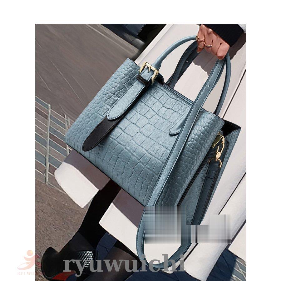 2色 本革牛革バッグ レディース 40代 30代 50代 手提げオシャレ