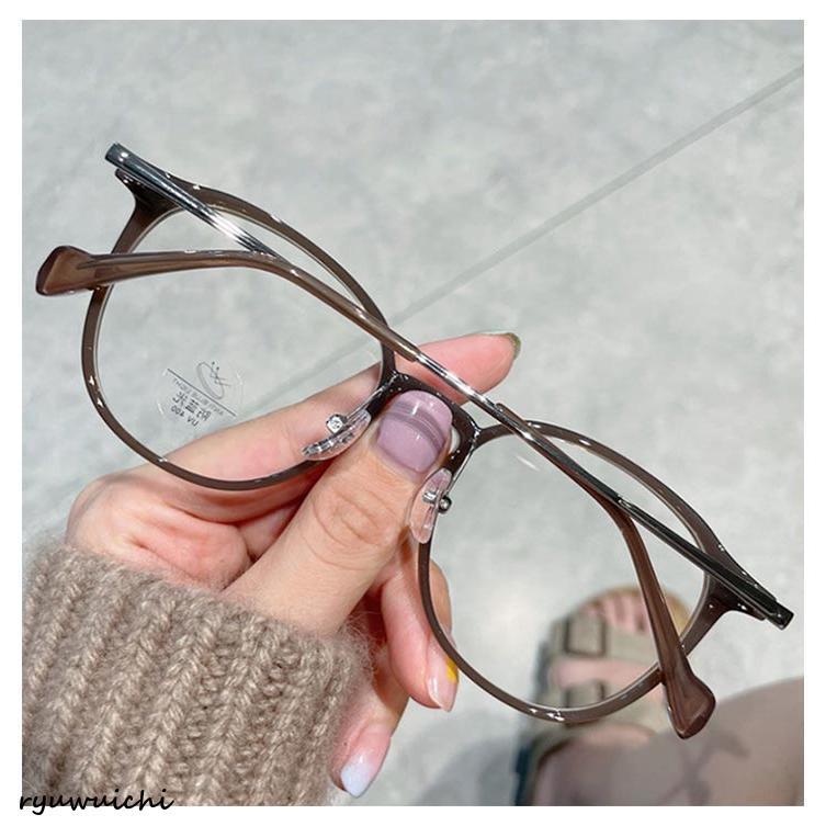 ファッションメガネ 度付き眼鏡 近視対応 軽量 めがね おしゃれ 眼鏡 tr90 レディース 軽い 伊達メガネ ins 度なし/度あり 度付き ウェリ : 龍一ストア - 通販 - Yahoo ...