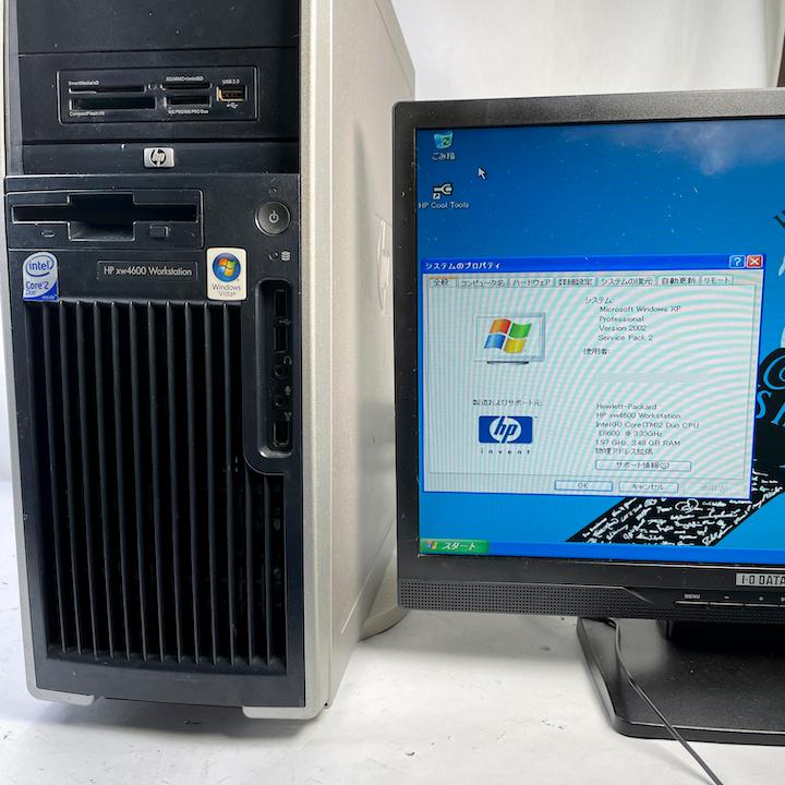 日本HP HP xw4600/CT Workstation WindowsXP Professional SP2 HDD 250GB メモリ ...