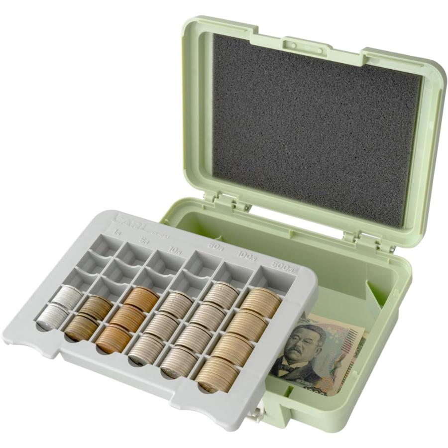 カール事務器(CARL) ポータブル キャッシュケース 日本製 会計 家庭用 簡易金庫 硬貨 紙幣 収納 ライトグリーン CX-003-U /【メール便NG】 : 城下文化堂Yahoo店 ...