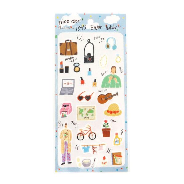 カミイソ産商 マスキングシール nice day Holiday J-274 /【メール便OK】 : 城下文化堂Yahoo店 - 通販 - Yahoo!ショッピング