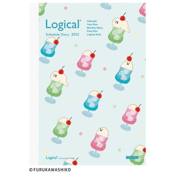 ロジカルダイアリー2025月間ノートタイプ B6 古川紙工 クリームソーダ NS-B602-25FA1 手帳 /【メール便OK】 : ns-b602-25fa1 : 城下文化堂Yahoo店 ...