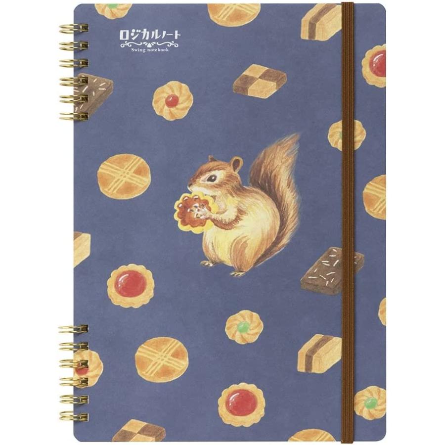 【限定】ナカバヤシ スイングロジカルWリングノート 古川紙工/オトメ時間 A5/方眼5mm/80枚 クッキー NW-A521-2 /【メール便OK】 : 城下文化堂Yahoo店 - 通販 ...