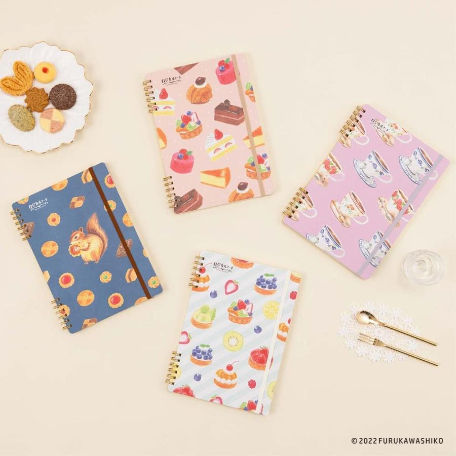 【限定】ナカバヤシ スイングロジカルWリングノート 古川紙工/オトメ時間 A5/方眼5mm/80枚 クッキー NW-A521-2 /【メール便OK】 : 城下文化堂Yahoo店 - 通販 ...