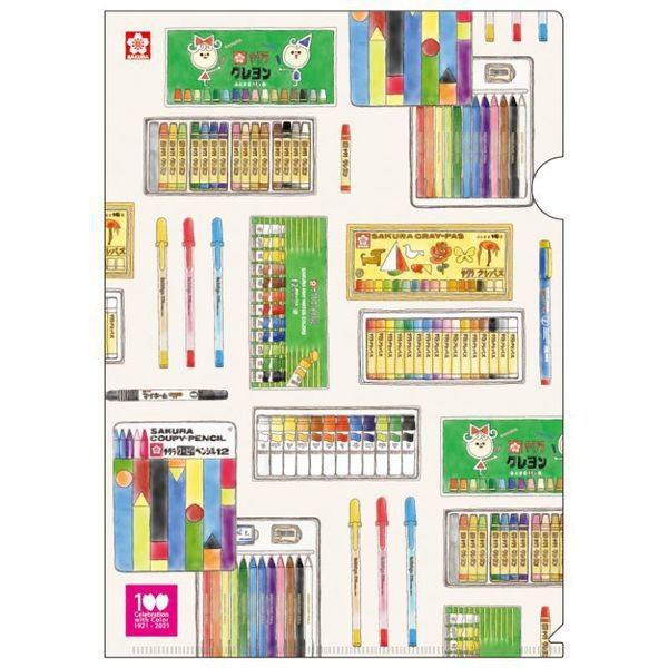 サクラクレパス クリアホルダー 100周年記念 A4 QFA4-100A【メール便OK】 : 城下文化堂Yahoo店 - 通販 - Yahoo ...