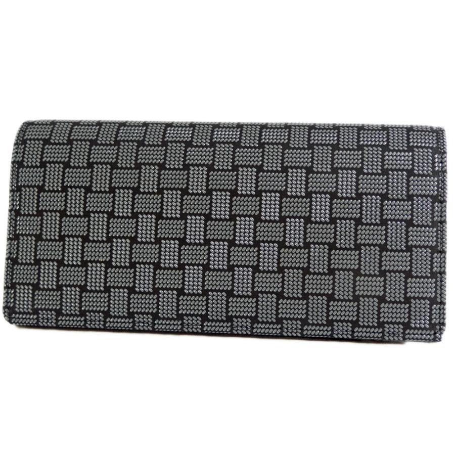 印傳屋（INDEN-YA） 印伝 長財布 束入 2109 黒地鹿革 グレー漆 網代格子柄 爆買 : 甲州印伝卸問屋の鈴木義介商店 - 通販 - Yahoo!ショッピング