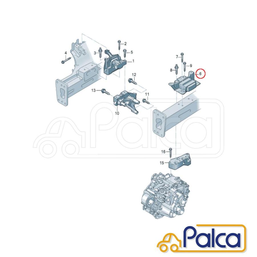 VW ミッションマウント/エンジンマウント左 ゴルフ7/GTI,AUCHH,AUDLB,AUCJX,AUDNU R,AUCJXF,AUDJHF GTE,AUCUK TDI,AUDFG :A ...