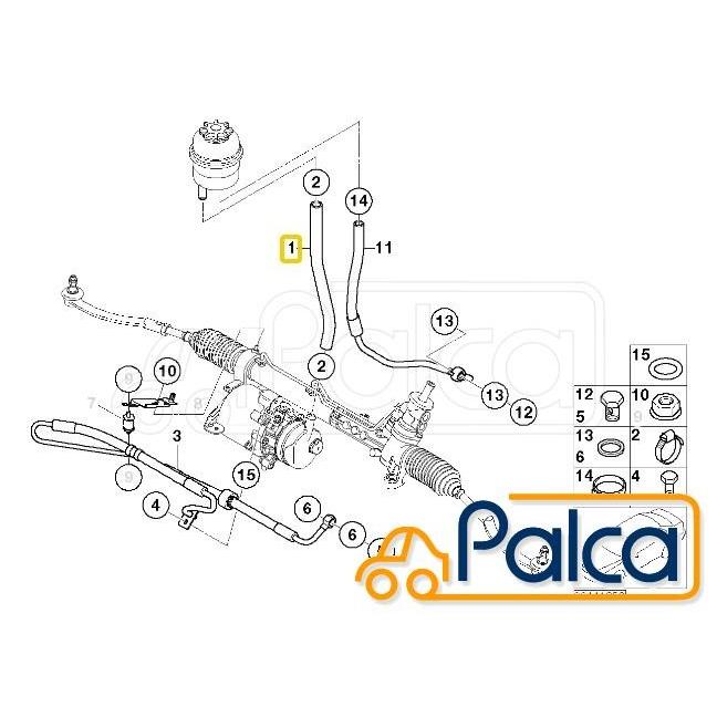 BMW MINI/ミニ パワステホース/インテークパイプ R50,R53,R52/One,Cooper,CooperS,JCW MEYLE製 ...