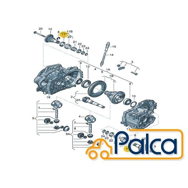 アウディ/VW フロント デフサイドシール A1/8X A3/8P,8V TT/8N | ニュービートル ザ・ビートル イオス ボーラ ゴルフ ...