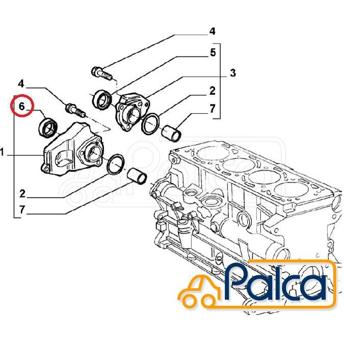 BMW/アルファロメオ カムシャフトシール E21 E30 E12 E28 E34 E24 E23 145 146 147 155 156 159 166 GT GTV/916 スパイダー ...