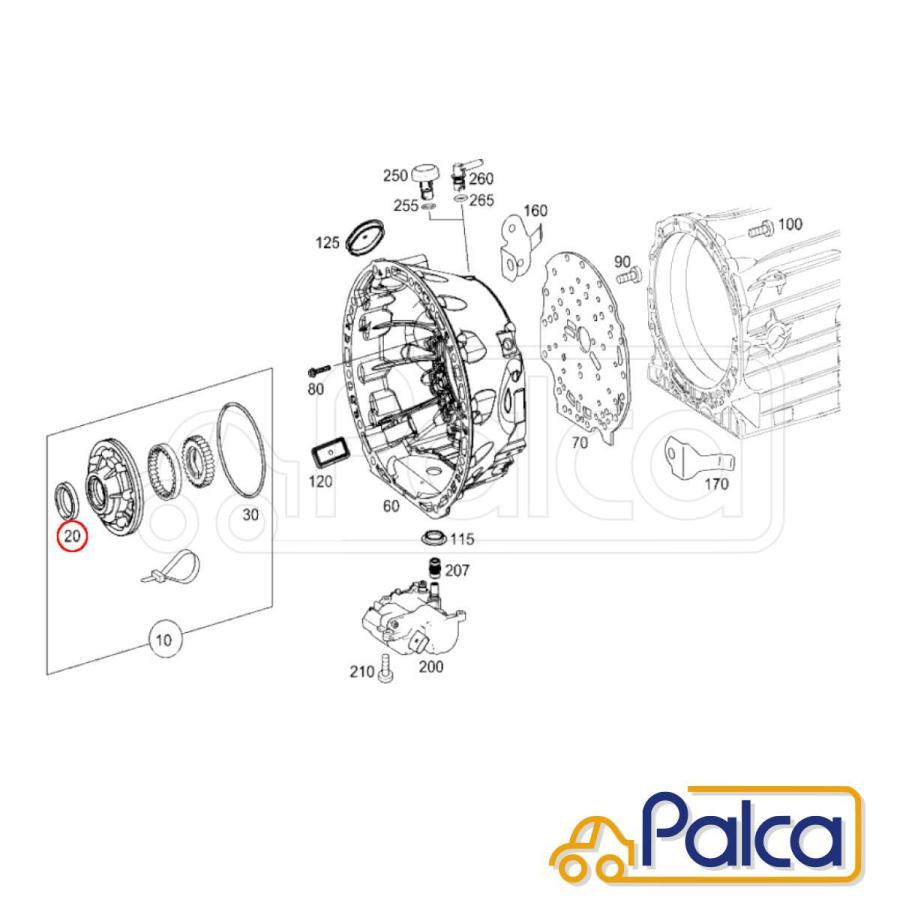 ベンツ ATオイルポンプシール ミディアム/Eクラス/W123,S123,C123 W124,S124,C124,A124 W210,S210 ...