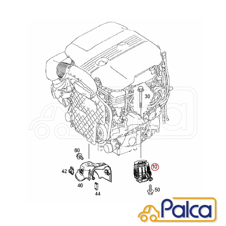 ベンツ エンジンマウント 右 Cクラス W205 S205 C205 A205/C180 C200 C300 | Eクラス C238 A238 ...