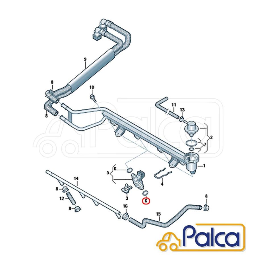アウディ インジェクターOリング | TT/8N | TTRS/8S | オールロードクワトロ/4BH | RSQ3/F3 | Q5/80A ...