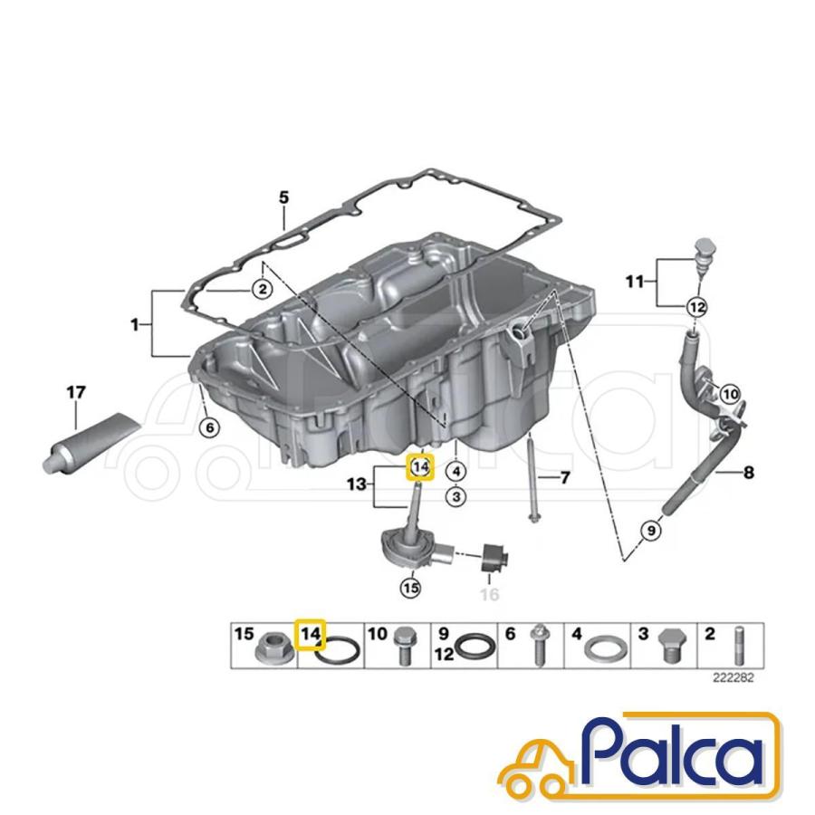 アウディ エンジンオイルレベルセンサーOリング | A1/8X | A3/8L 8P | A4/B5 B6 B7 | A6/C5 C6 ...