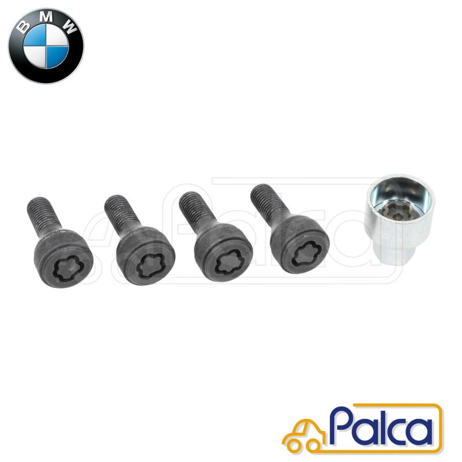 BMW ホイールロックボルトセット M12X1.5| 6シリーズ/E63 E64 | 7シリーズ/E32 E38 8シリーズ/E31 X1/E84 純正 : パーツのPALCA（パルカ ...