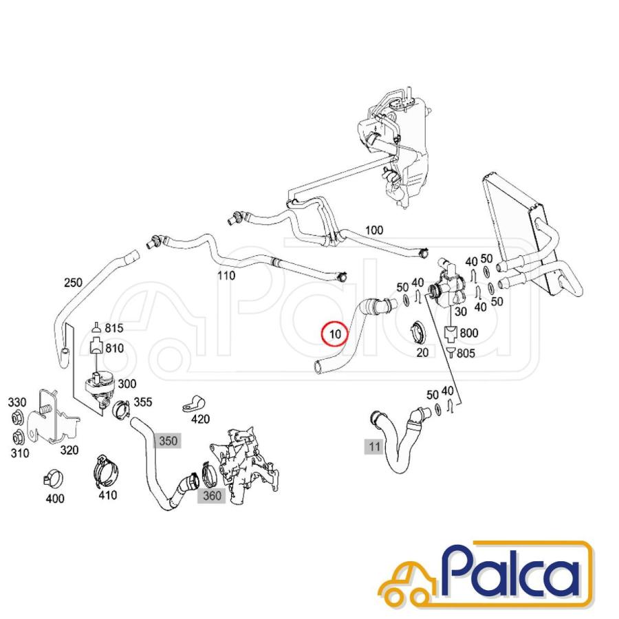 ベンツ ヒーターホース バルブ〜エンジン W211 S211/E250 E280 E300 E350 E500 E550 | C219 ...
