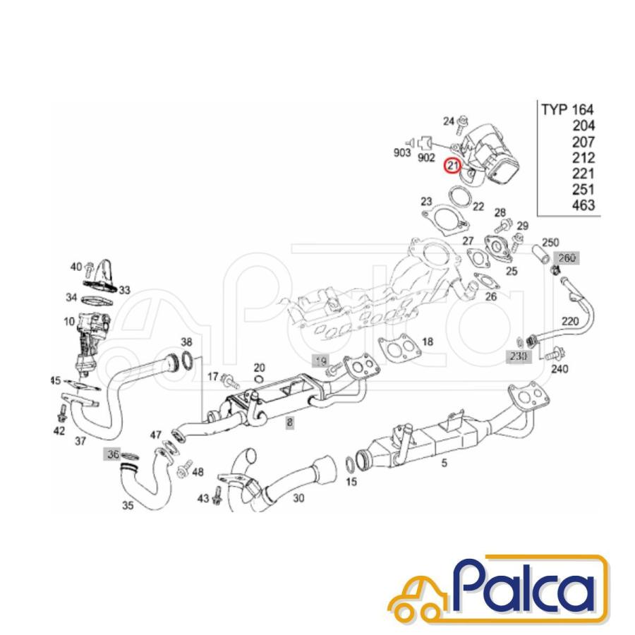 ベンツ EGRバルブ | Eクラス|W212 S212/E350Blue. | Mクラス|W164/ML350Blue. | Gクラス ...