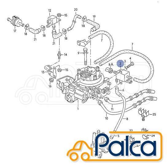 VW EGR ソレノイドバルブ ゴルフ2/19GX,19RD ゴルフ3/1HAAZ ゴルフ4/1JAUM パサート/3BADR,3BAPU ...