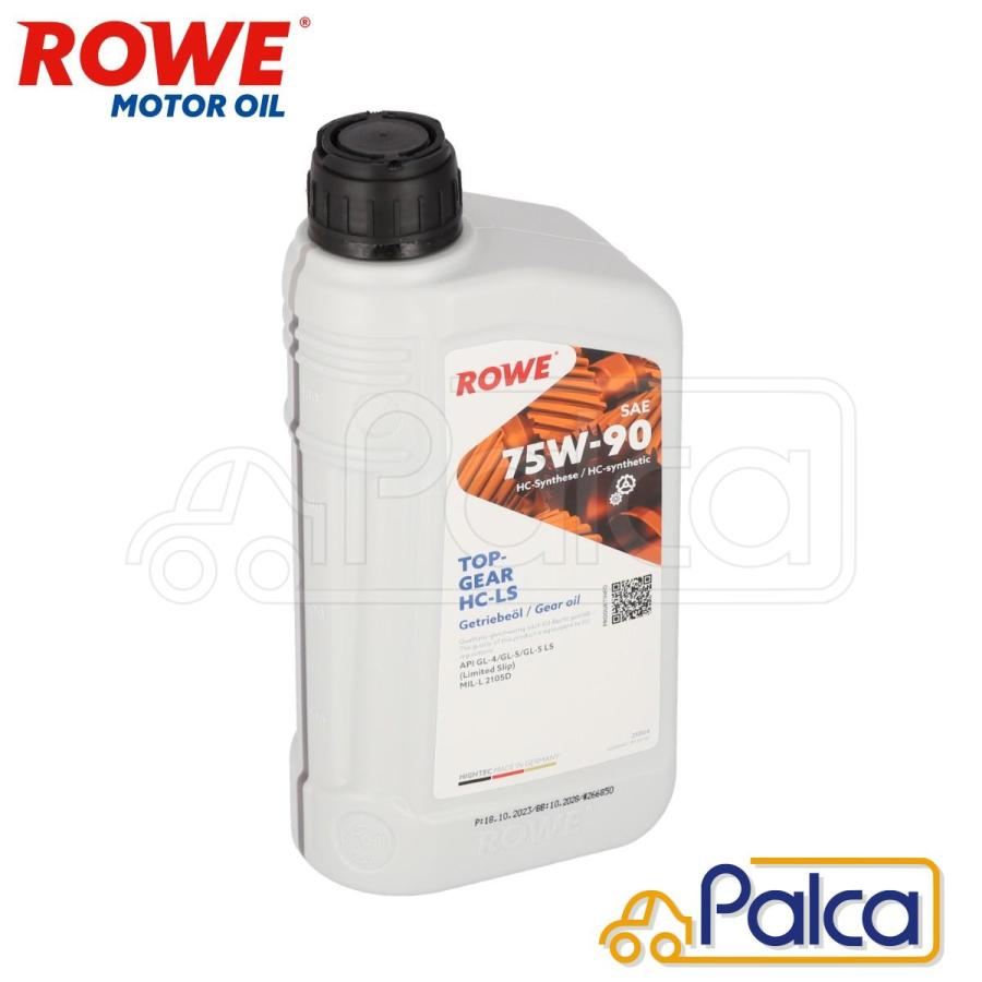 デフオイル HIGHTEC TOPGEAR SAE 75W-90 HC-LS 1L| LSD対応 | API規格/GL-4 GL-5 GL-5LS ROWE製 : パーツのPALCA（パルカ ...