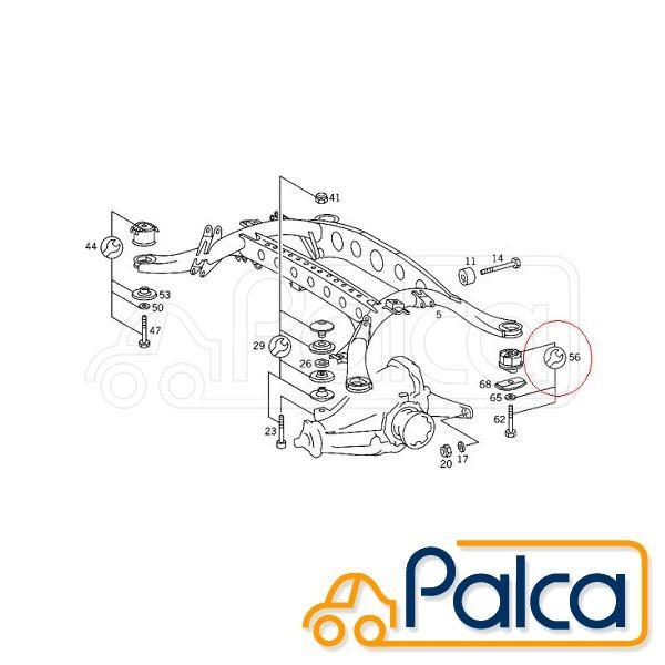 メルセデス ベンツ リア フレーム マウントブッシュ 後側セット W140,Sクラス マイレ製 : パーツのPALCA（パルカ）Yahoo!店 ...