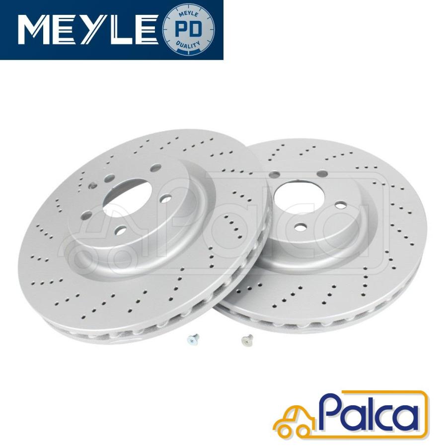 ベンツ フロント ドリルド ブレーキローター 2枚 防錆PD品 344X32MM W204 C204/C180 C200 C250 ...