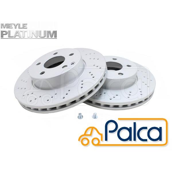 ベンツ ドリルド フロントブレーキローター 2枚 防錆PDタイプ 295X28MM Cクラス W204,S204,C204/C180,C200 ...