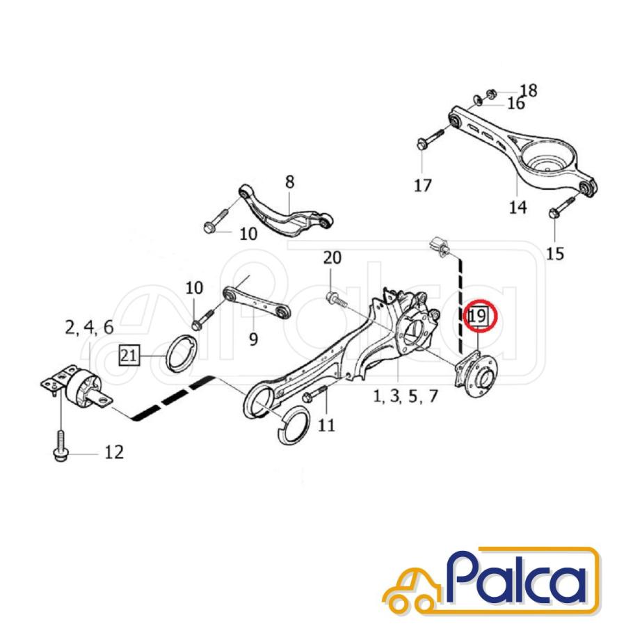 ボルボ リアホイールハブベアリング | XC60I | SKF製 | 31329971 :SKF00026:パーツのPALCA（パルカ ...