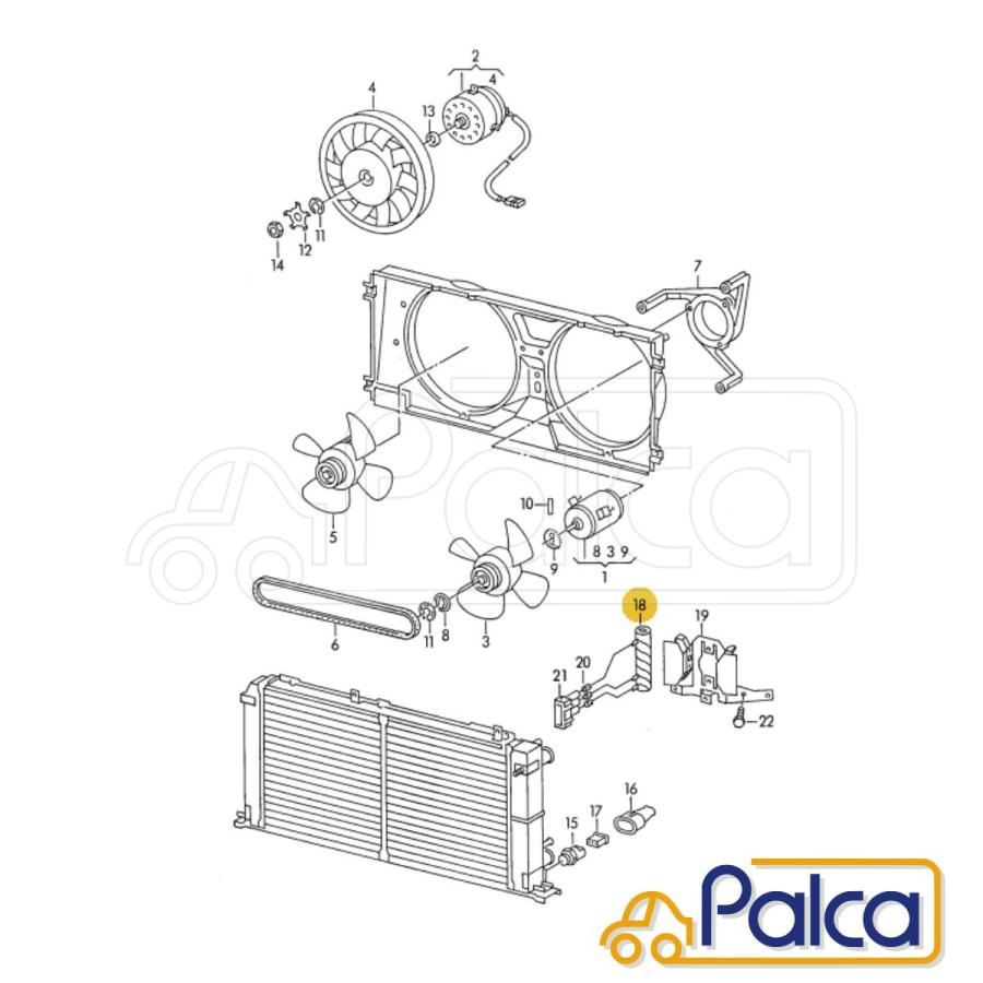 VW ラジエター電動ファンレジスター | ヴァナゴン/トランスポーター4|T4/70 | VEMO製 | 701959263Dに適合 :VE ...