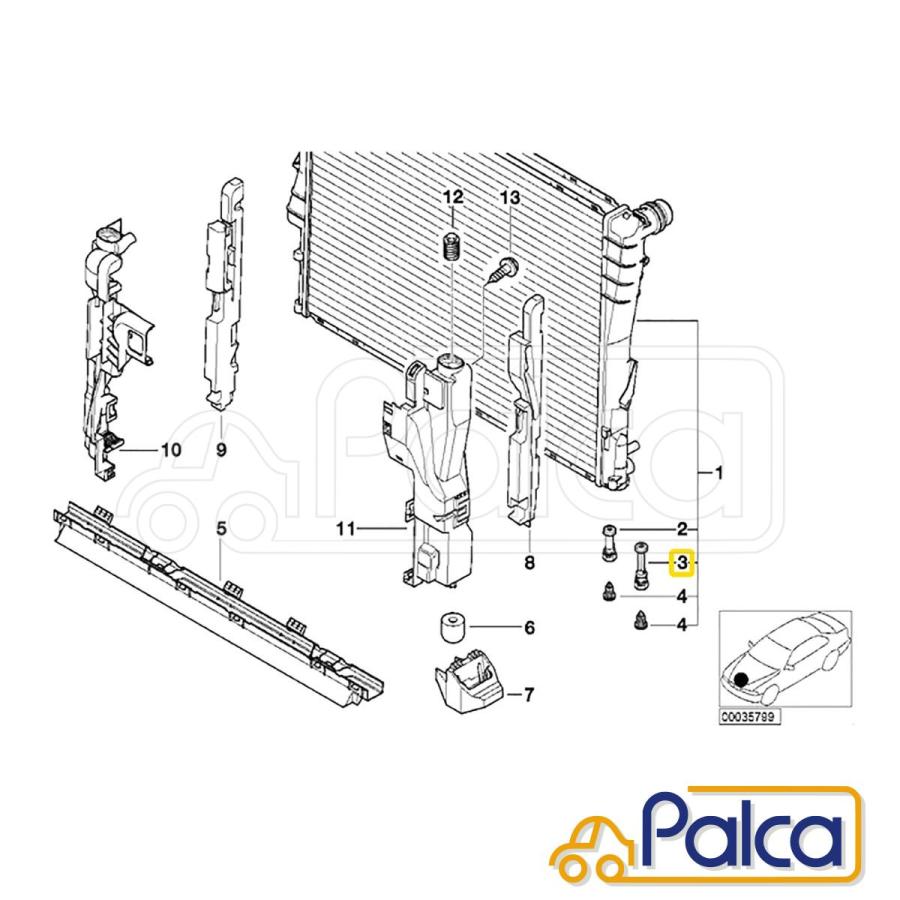 BMW ラジエタードレンプラグ 3シリーズ|E46/316ti 318i 318ti 320i 323i 325i 328i 330i ...