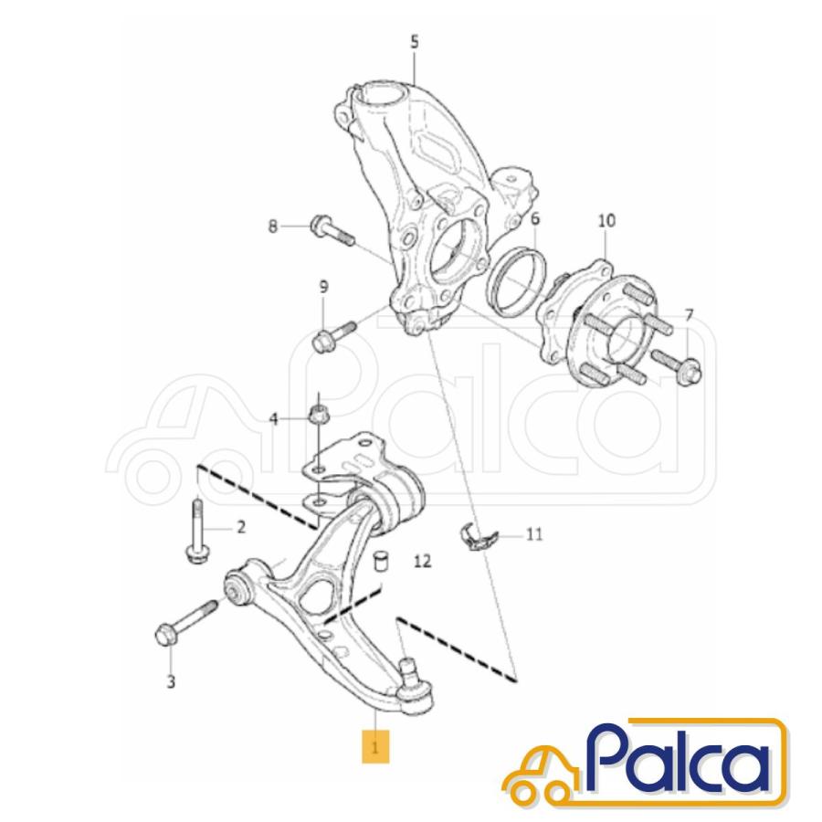 ボルボ フロントロアアーム 左| V40II | VAICO製 31340232に適合 : パーツのPALCA（パルカ）Yahoo!店 ...